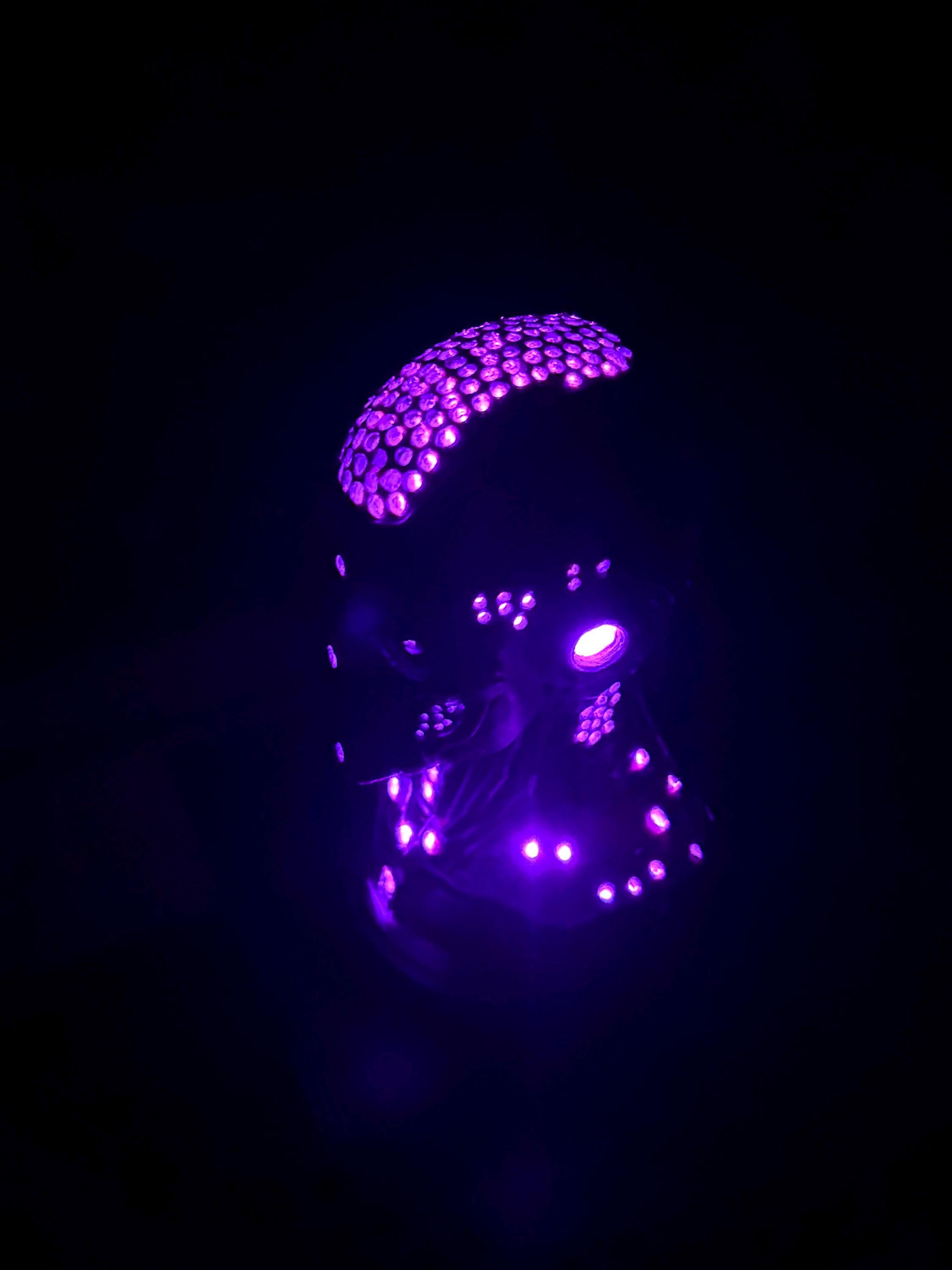 Cyberpunk Cyborg Head LED Lamp – RGB Light Sculpture With Remote ...