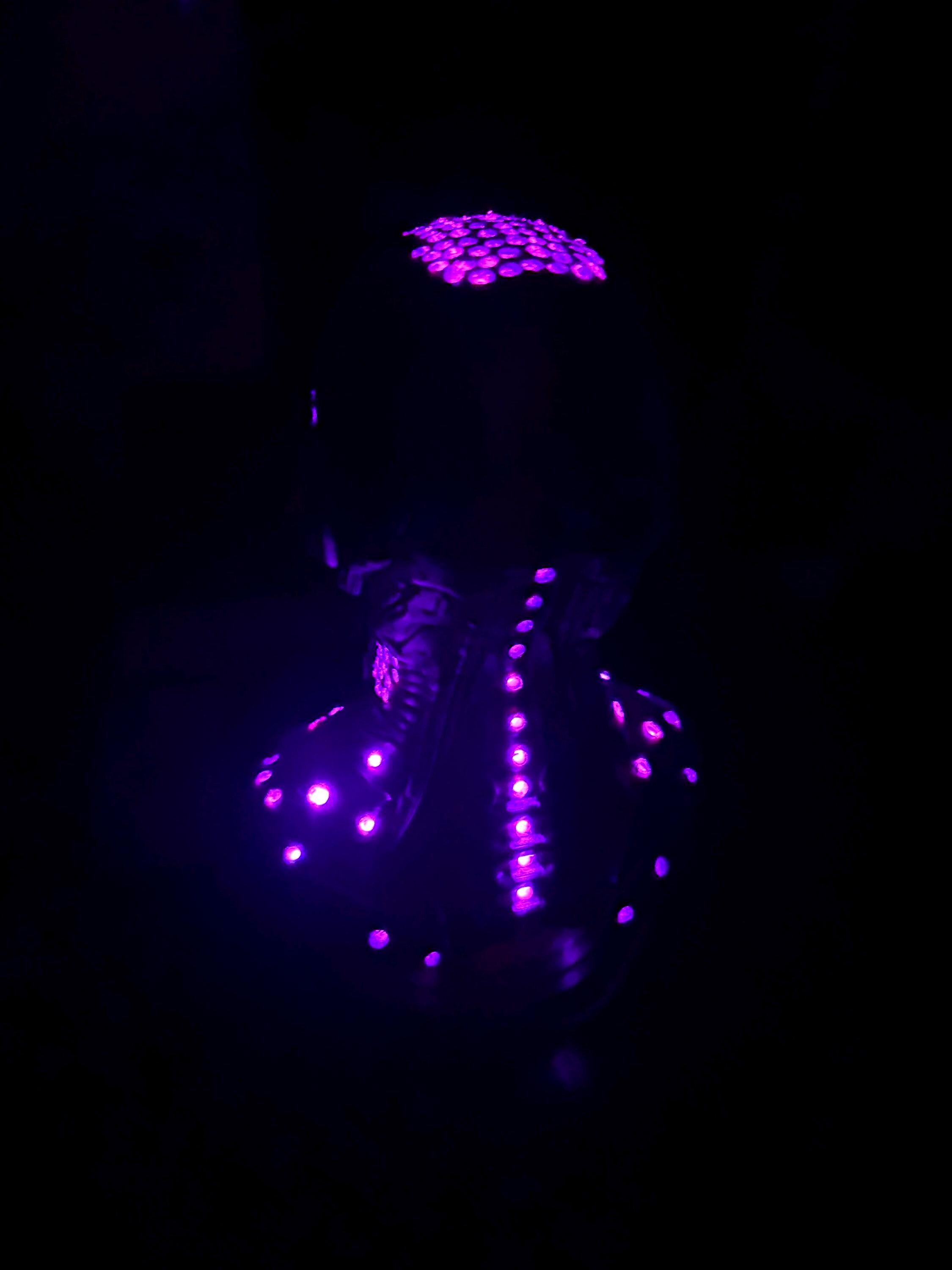 Cyberpunk Cyborg Head LED Lamp – RGB Light Sculpture With Remote ...