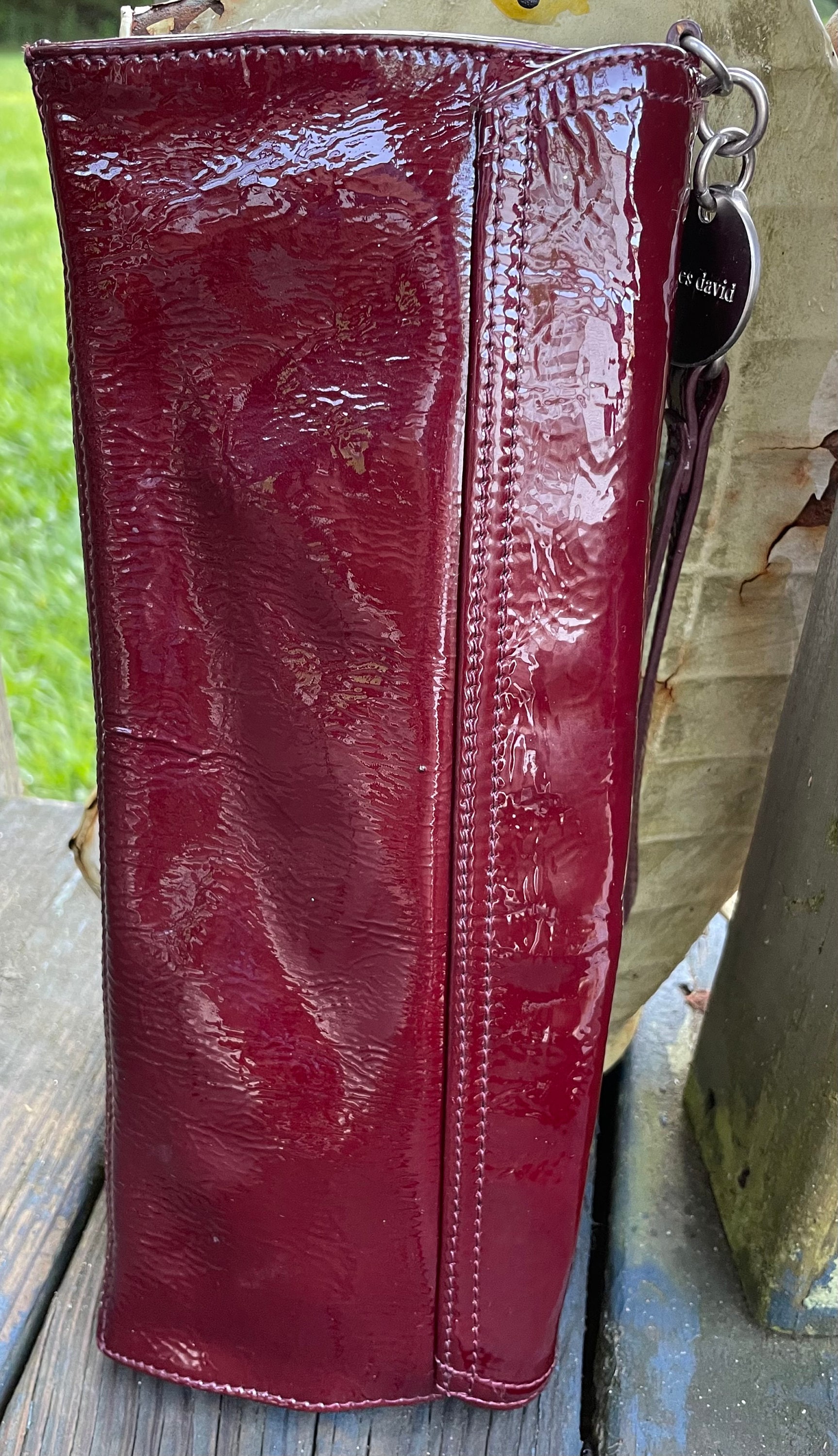 Vintage Clutch, Designer Leather, Charles David Purse - Etsy