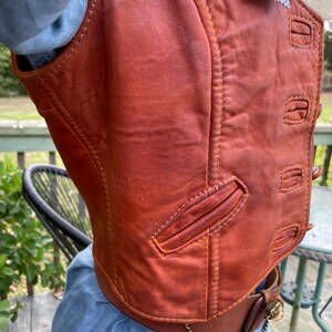 Vintage Colorado Trading Company Vest, Leather Vest, Western Luxe - Etsy