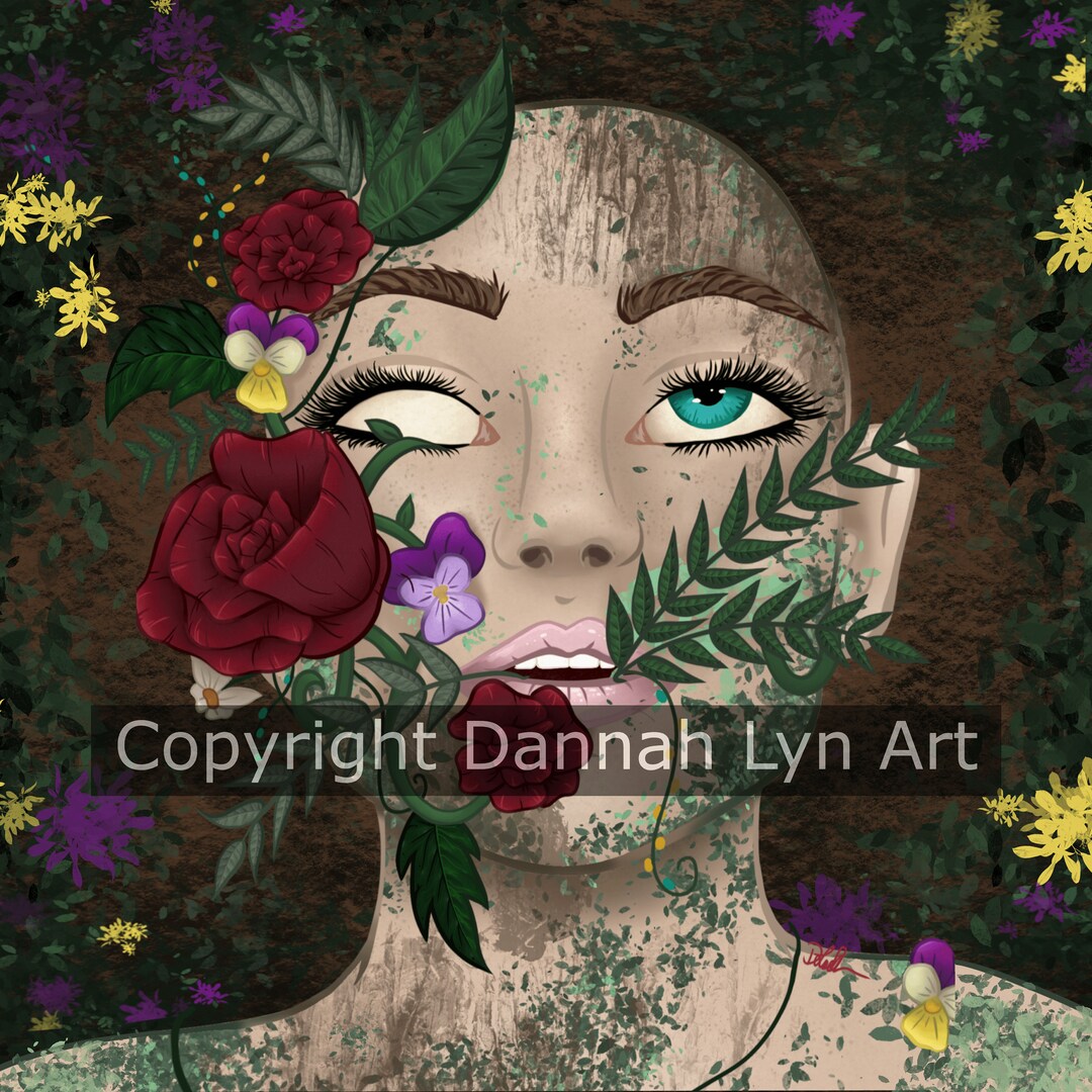 Dannah Lyn Art "regrowth" Art Print - Etsy