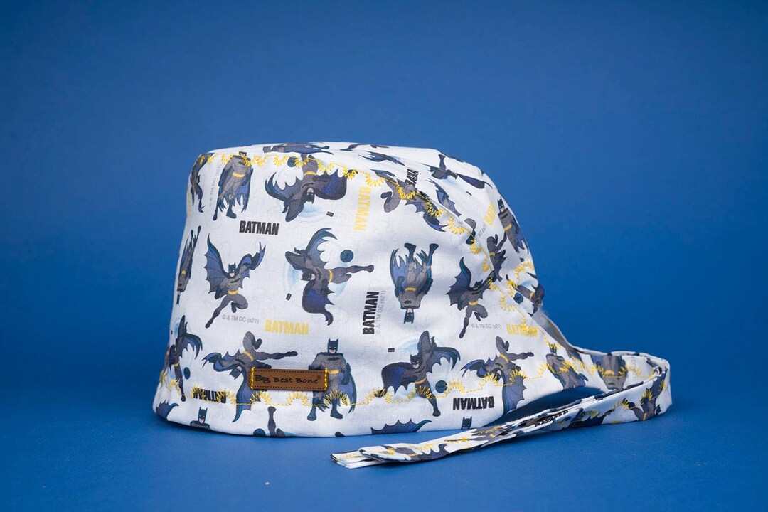 Batman Surgical Scrub Cap - Cotton Superhero Scrub Hat, Unisex - Etsy