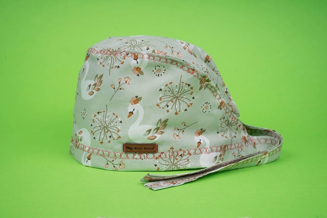 Swan Surgical Caps, %100 Pattern Design, Unisex, Neurosurgery, Surgical ...