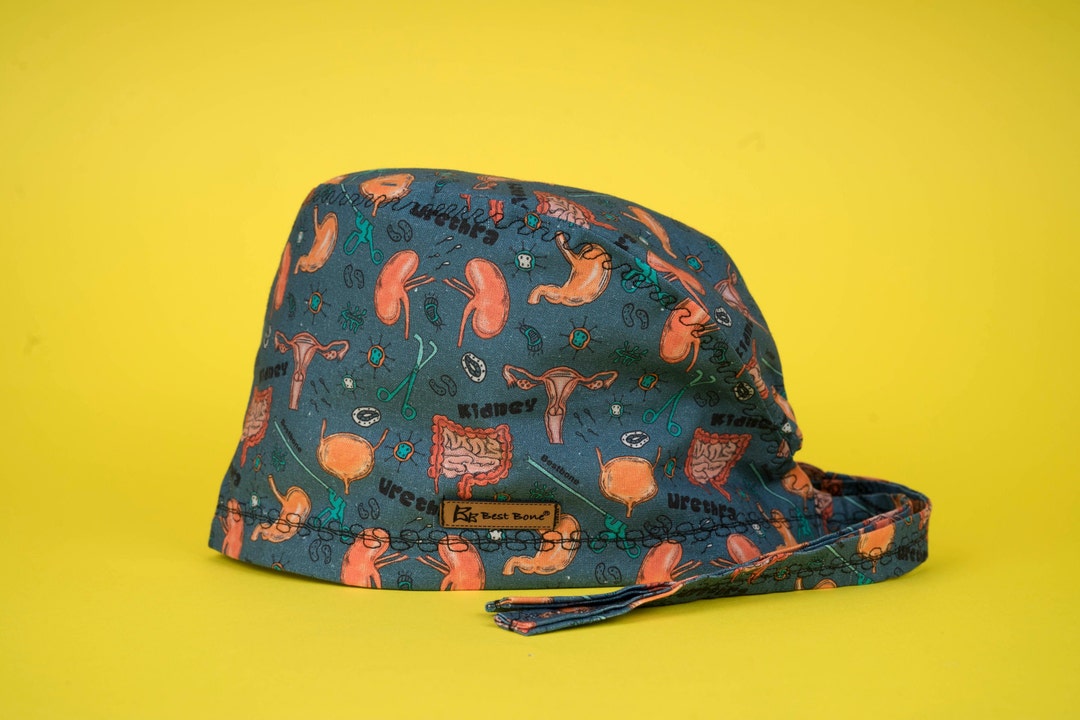 Urology Pattered Surgical Caps %100 Pattern Design - Etsy