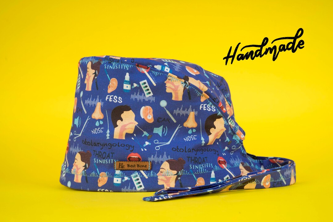 Otolaryngologist Patterned Surgical Caps, Ear Nose and Throat ...