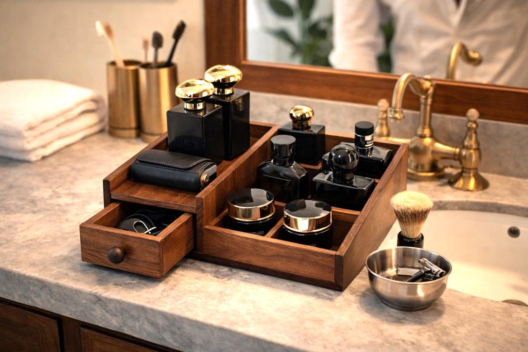 Organizer for Men | Perfume Organizer | Cologne Organizers | Bathroom ...