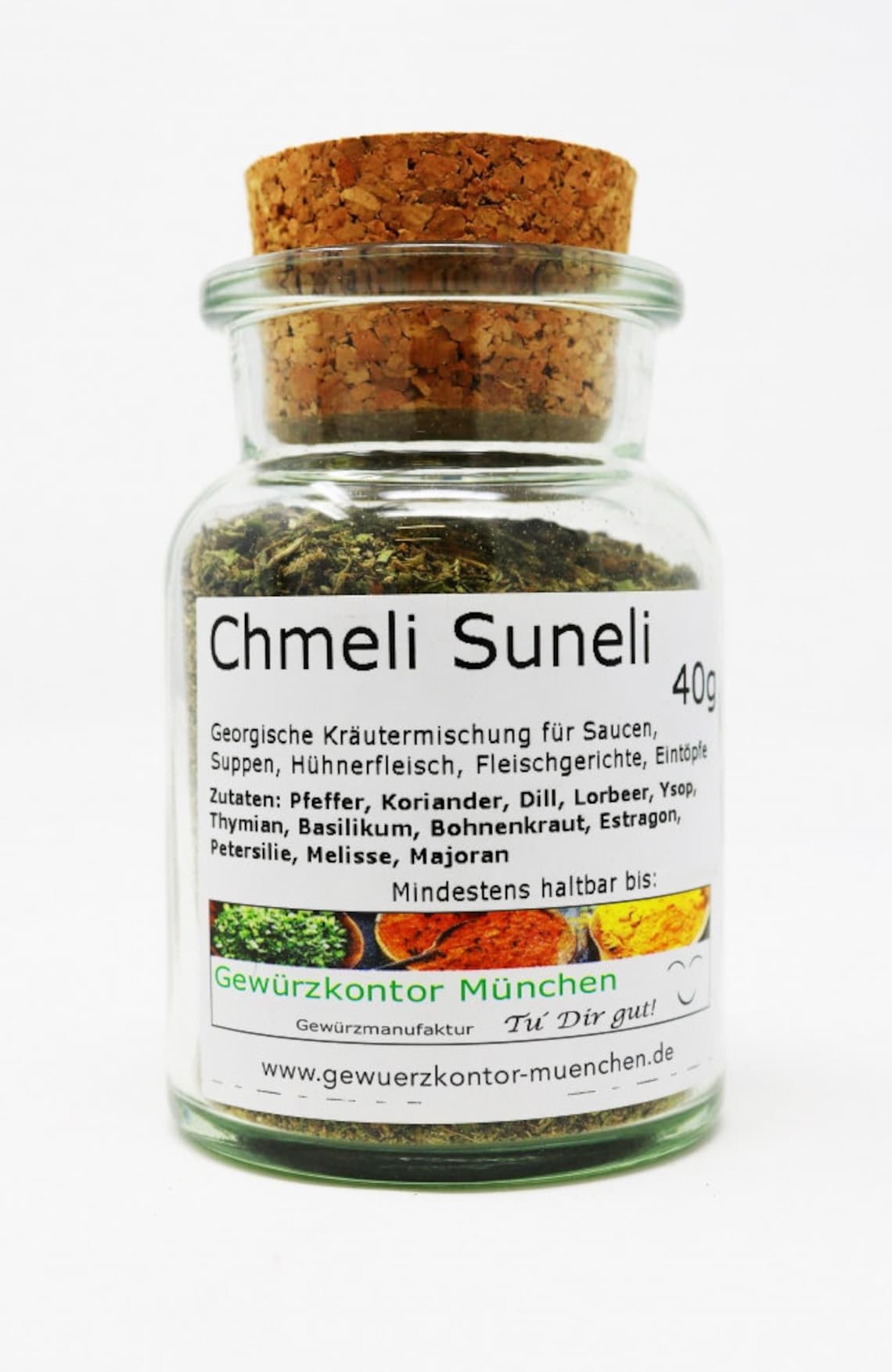 Chmeli Suneli 40g in a Glass Gewürzkontor Munich - Etsy
