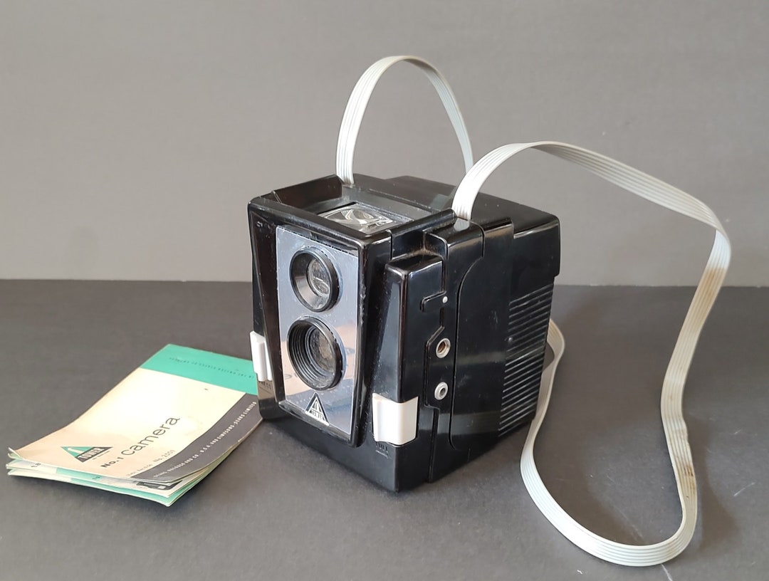 Vintage 1950s Tower No. 1 Box Camera With Instruction Manual - Etsy