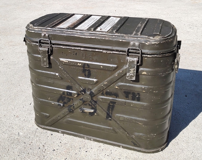 Vintage US Military Mermite Insulated Metal Food Carrier Container 1979 ...