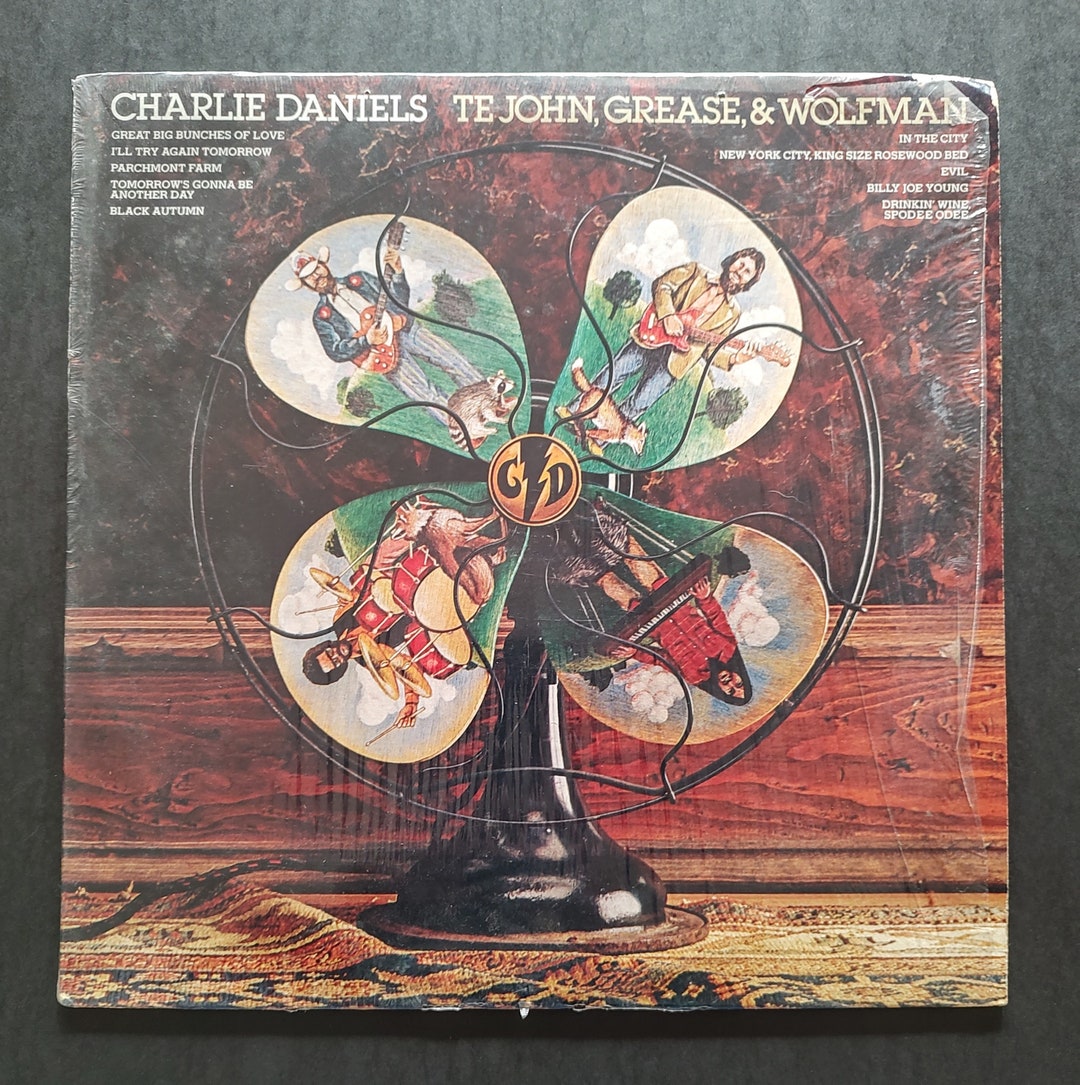 Charlie Daniels - Te John, Grease, & Wolf Man Country Music Vinyl LP ...