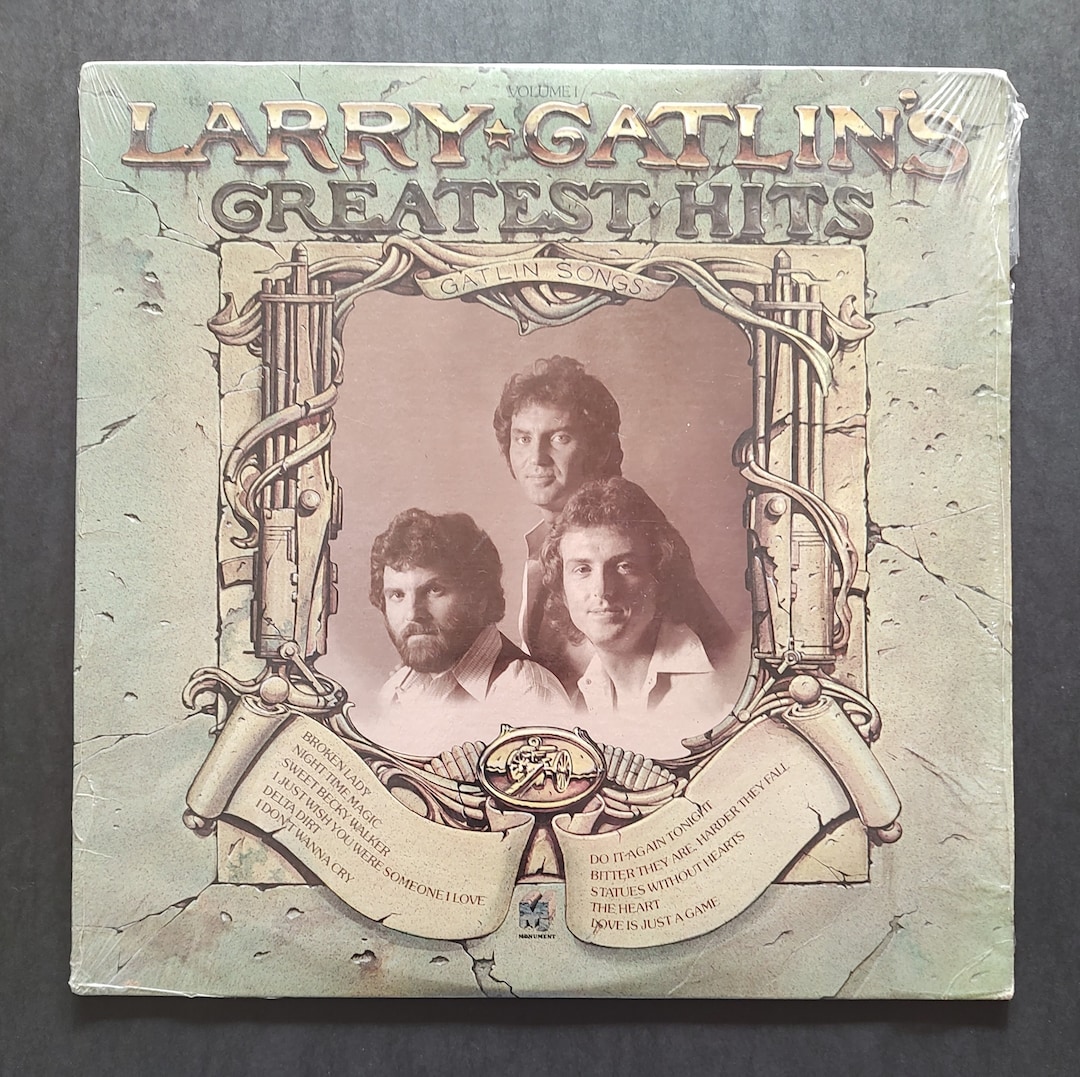 Larry Gatlin - Greatest Hits Volume 1 Country Music Vinyl LP Monument ...