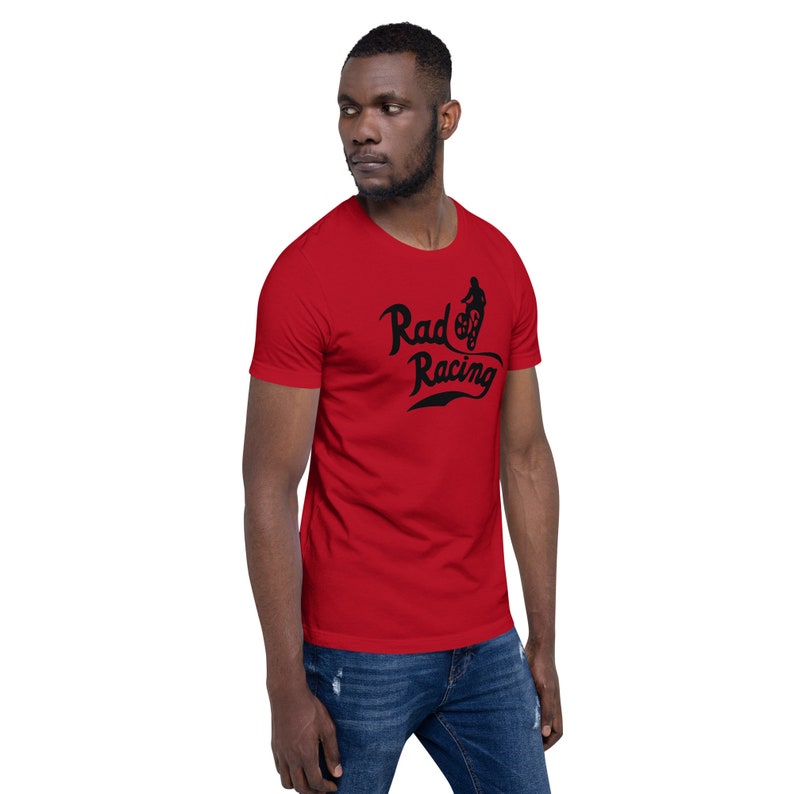 Classic Vintage 80s Retro Rad Racing Red T-shirt - Etsy