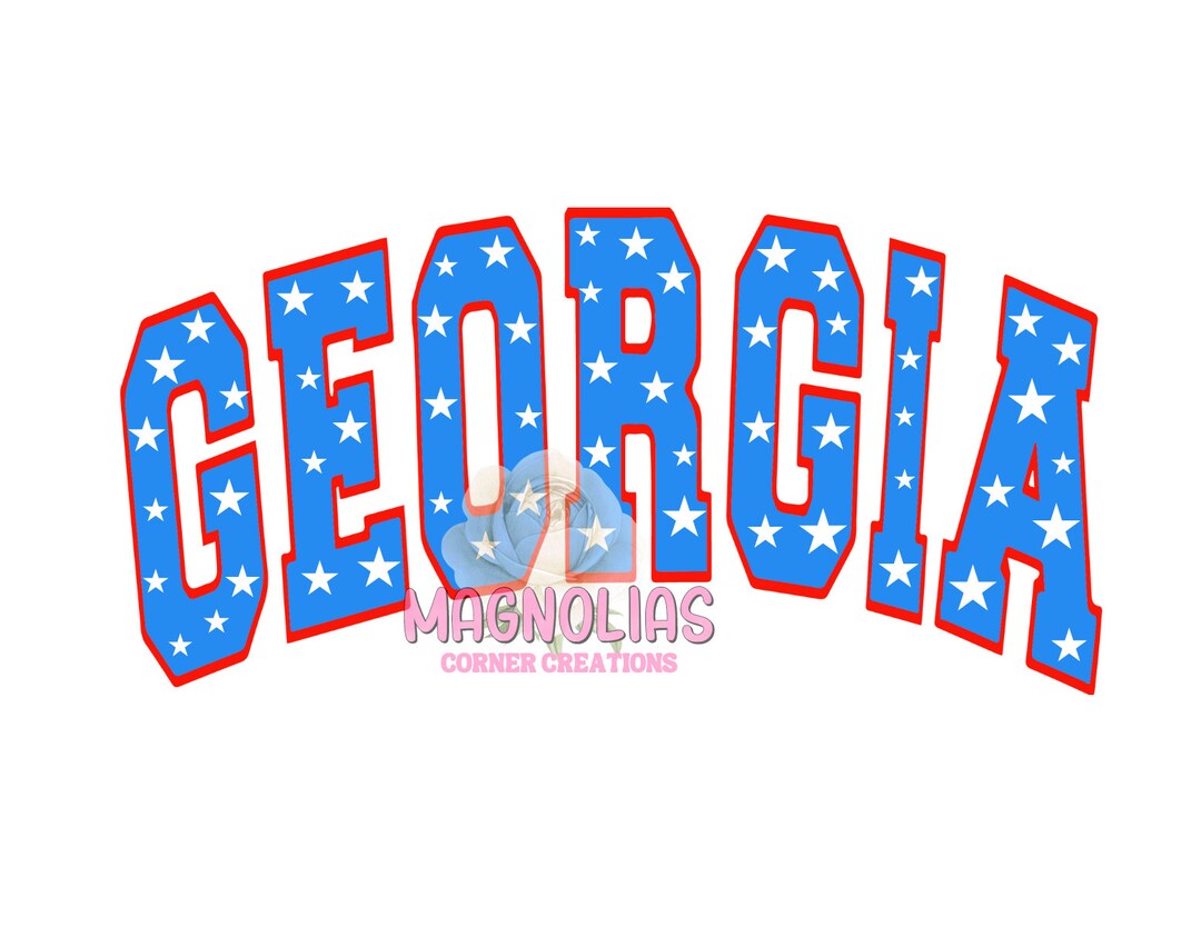 Georgia Stars Png - Etsy