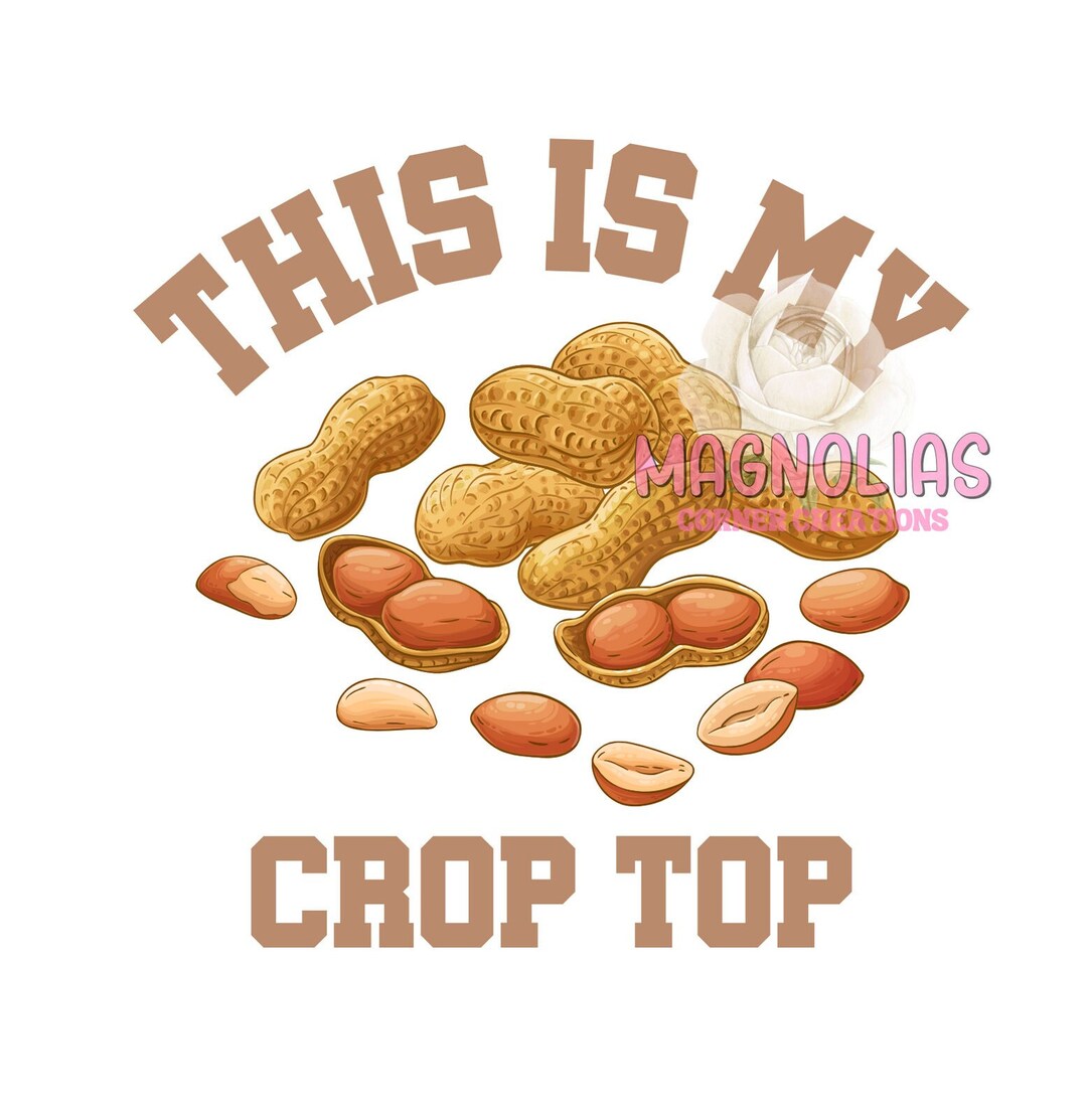 Peanuts Crop Top Png - Etsy