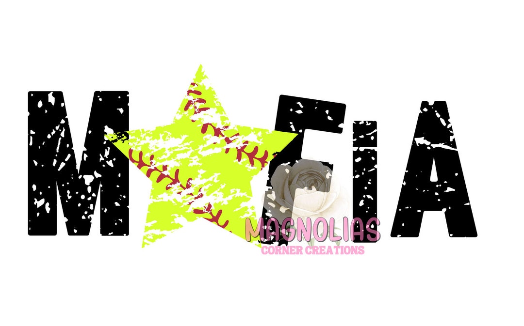 Mafia Softball Star Png - Etsy
