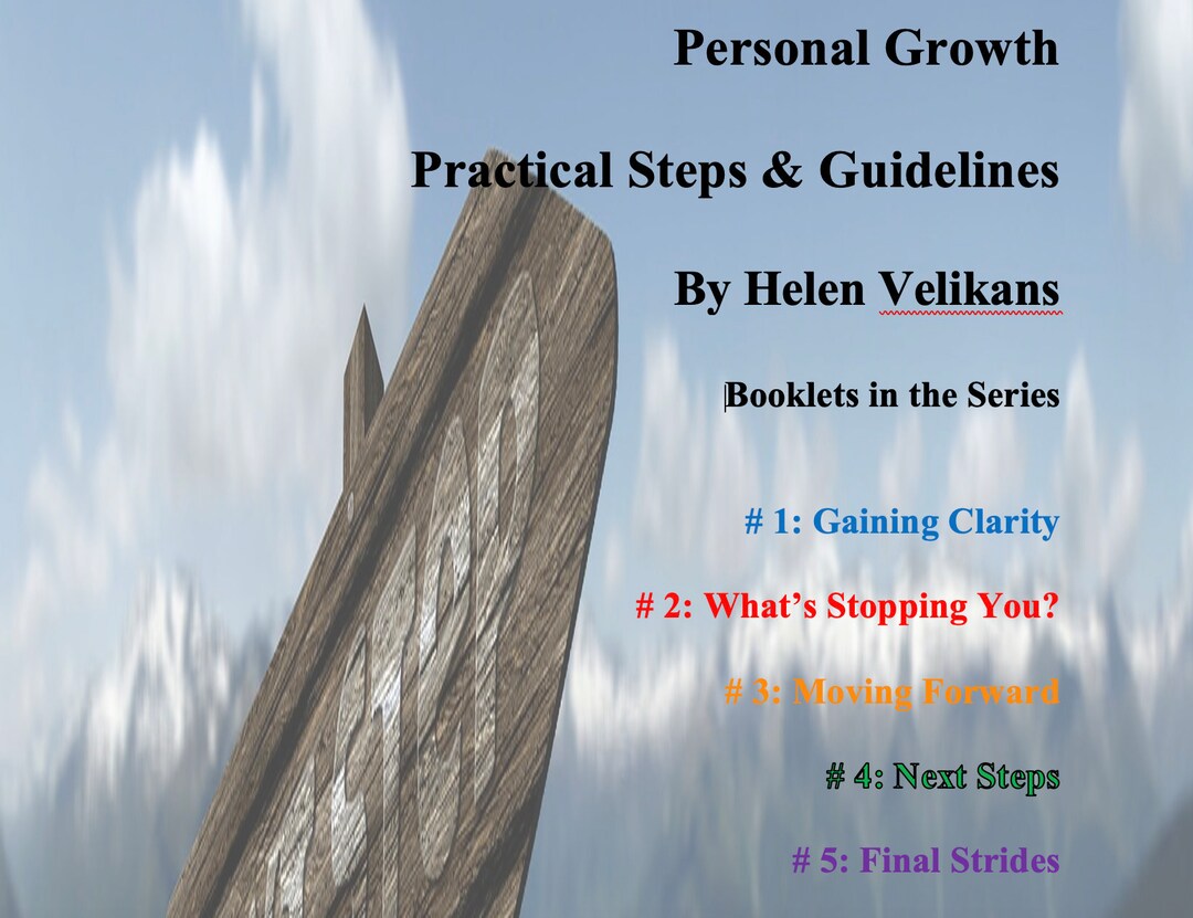 Personal Growth Practical Steps & Guidelines: Booklet 4 Next Steps - Etsy