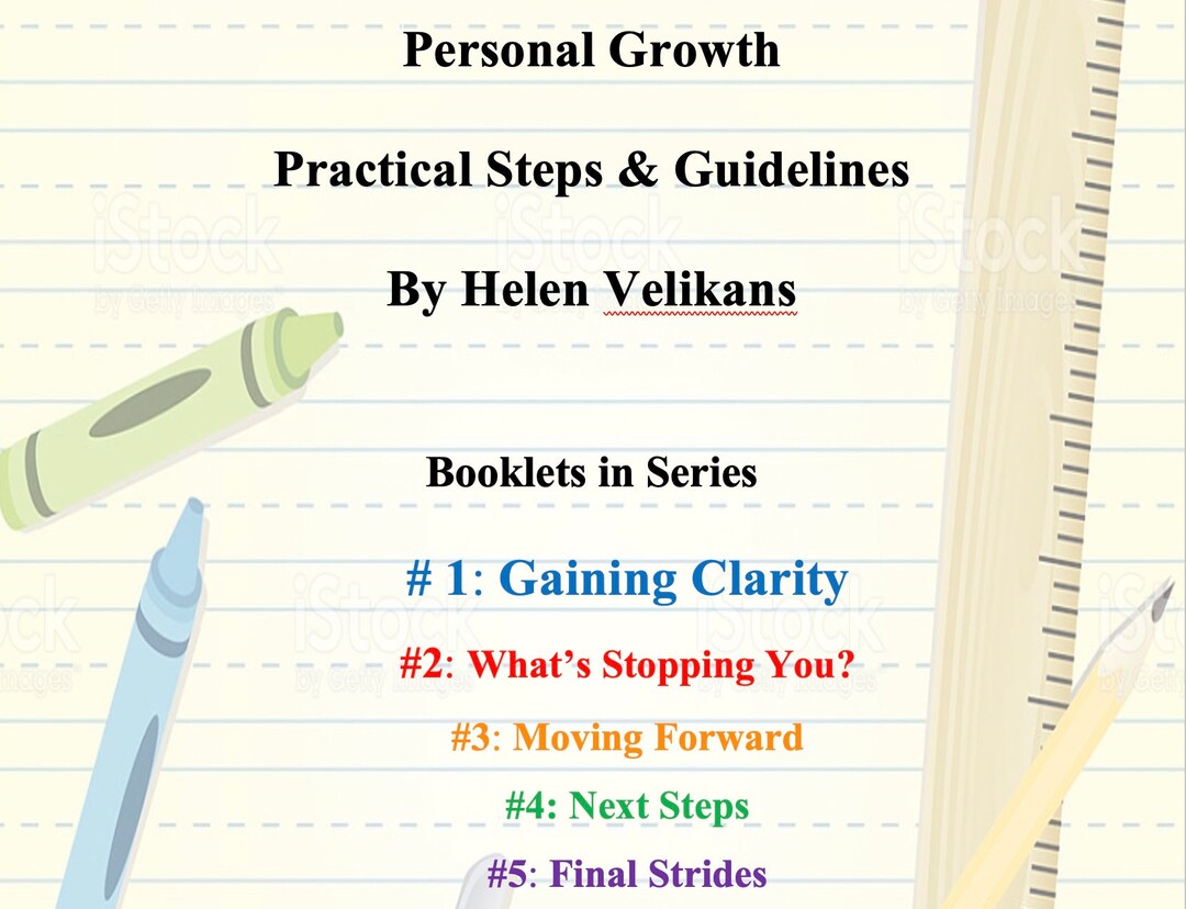 Personal Growth Practical Steps & Guidelines: Book 1 Gaining Clarity - Etsy