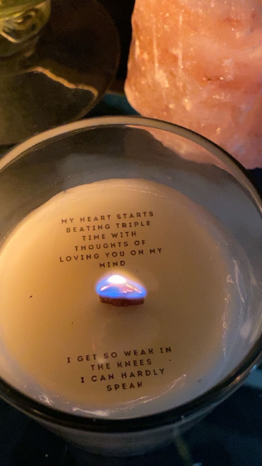 Secret Surprise Message Beeswax Candle: Wedding Gift Idea Special ...