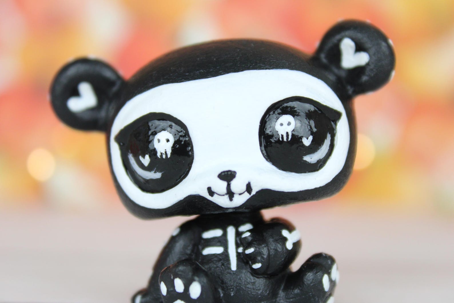 LPS Skeleton Bear Custom - Etsy