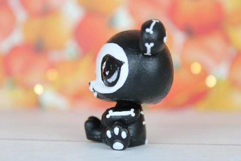 LPS Skeleton Bear Custom - Etsy