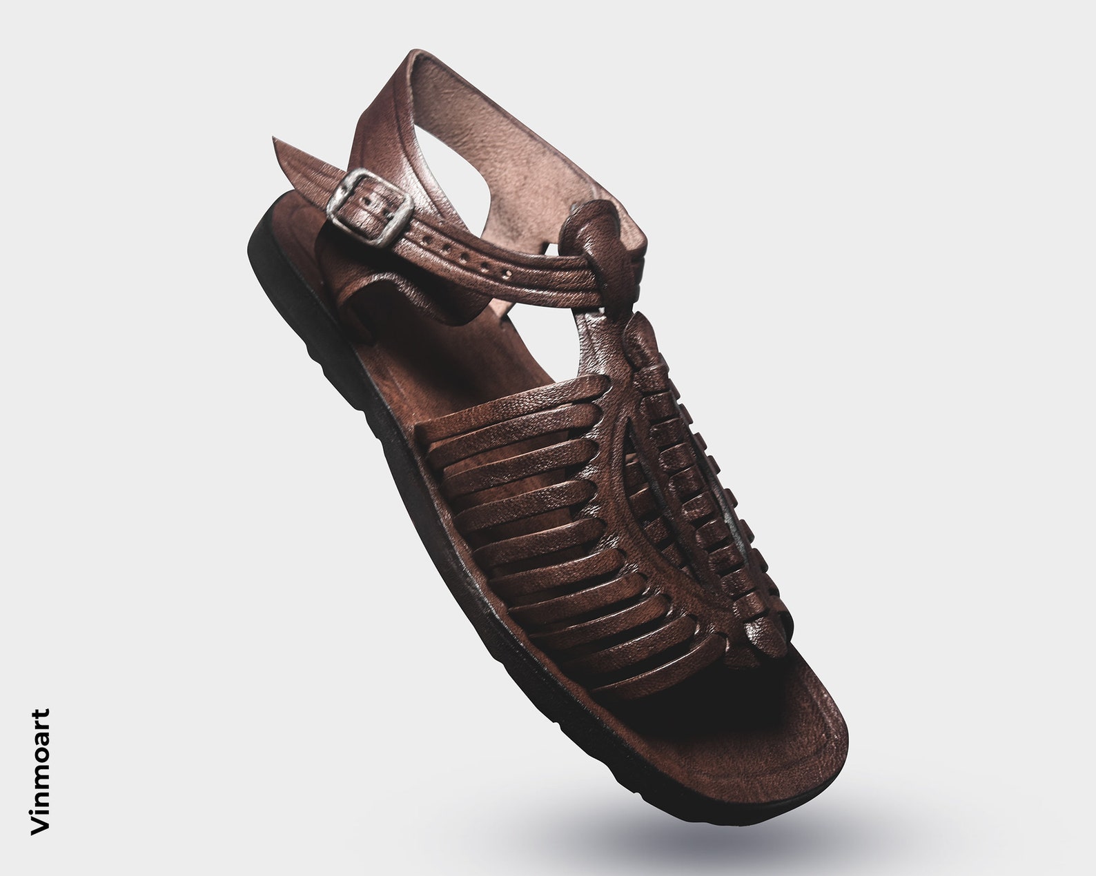 Brown Greek Style Sandals Handmade Leather Spartan Sandals - Etsy