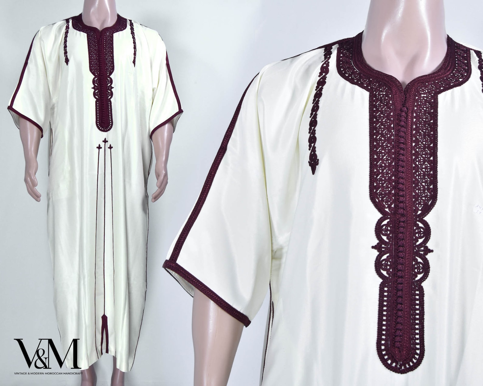 Moroccan Kaftan Kaftan for Ramadanlong Dress for Men - Etsy