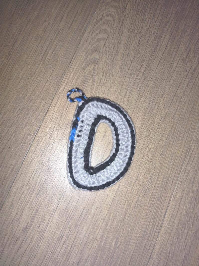 Crochet Letter Key Chains, Handmade Letters, Key Chain, Cotton Letters ...