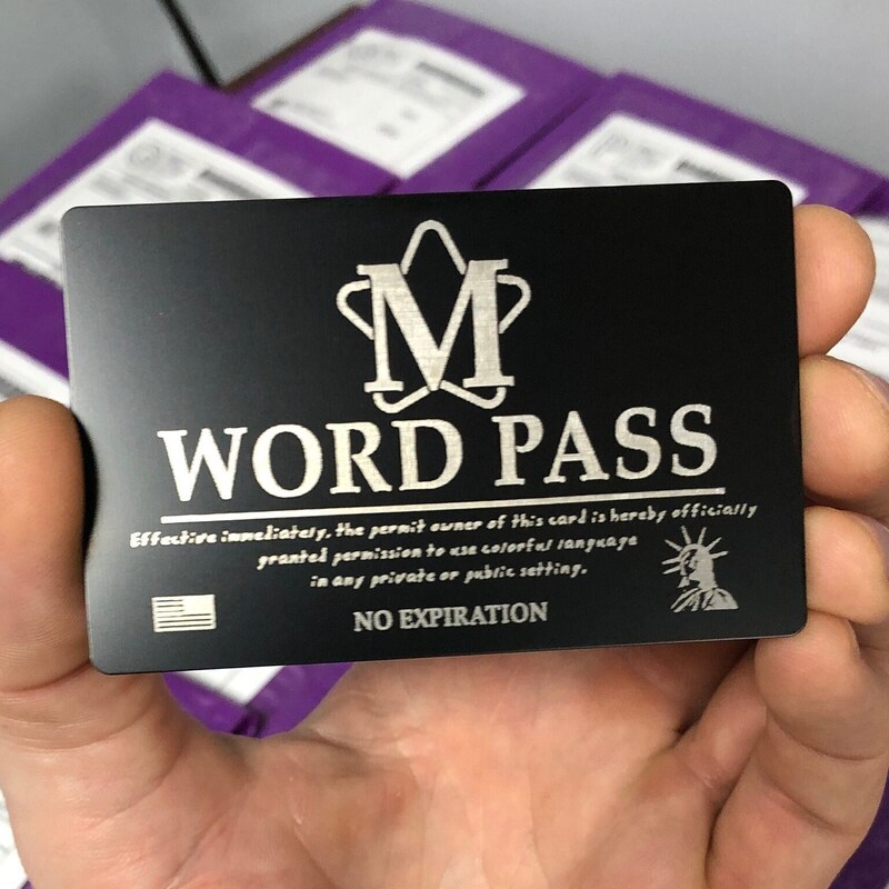 White Privilege Card - Etsy