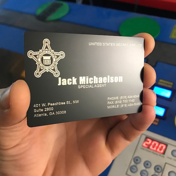 Fbi Business Cards - Etsy