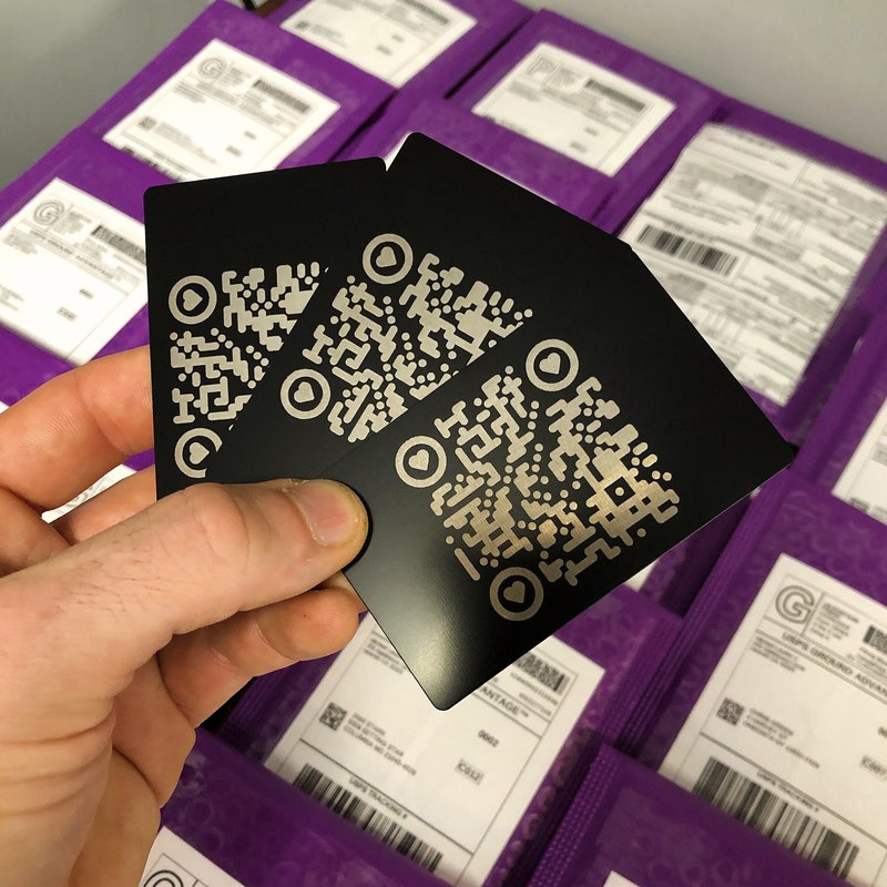 Metal Qr Code Sign - Etsy