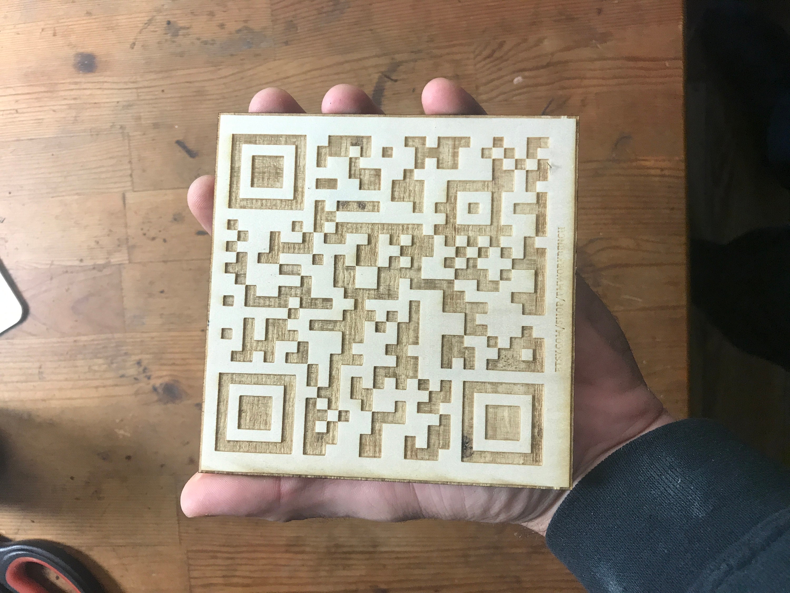 Códigos QR de madera/Códigos QR personalizados madera grabada - Etsy México
