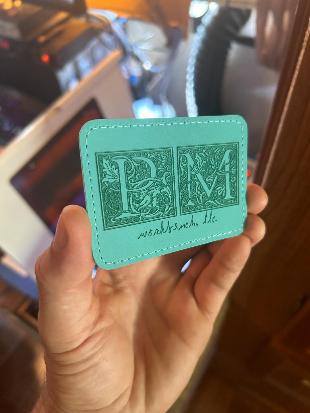 100 Custom Leather Patches 3.5 X 2.5 Any Artwork & Custom Design ...