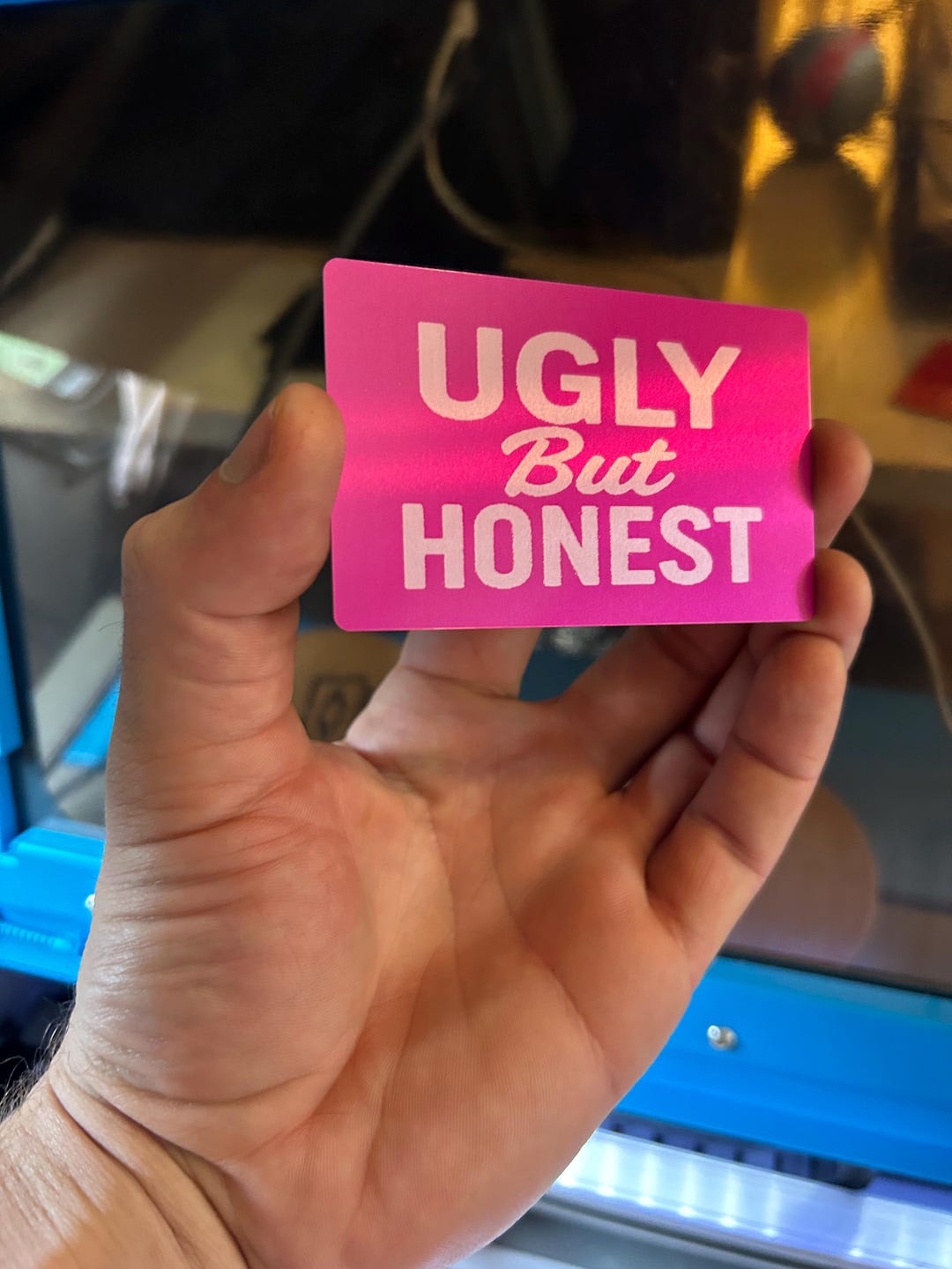 Ugly.. but Honest! Metal Gag Gift Card, Laser Engraved Wallet Insert ...
