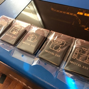 Custom Metal Name Cards With First and Last Name Plate Engraving ...