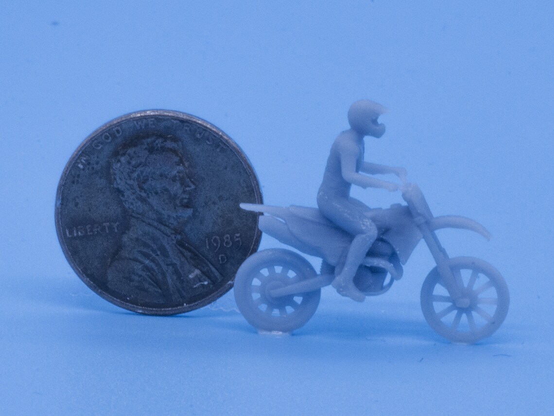 HO Scale Dirt Bike Unpainted - Etsy