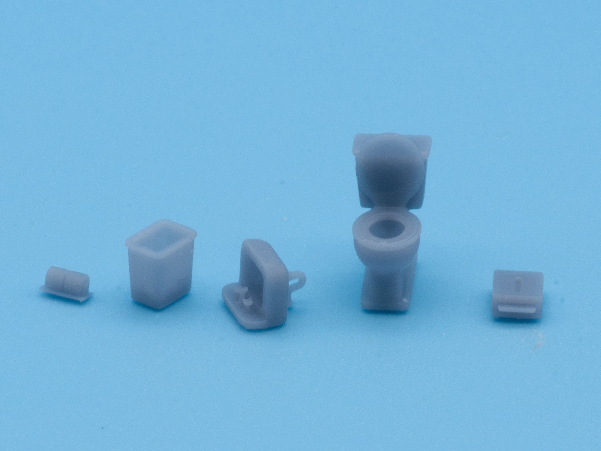 HO Scale Restroom Props Unpainted - Etsy