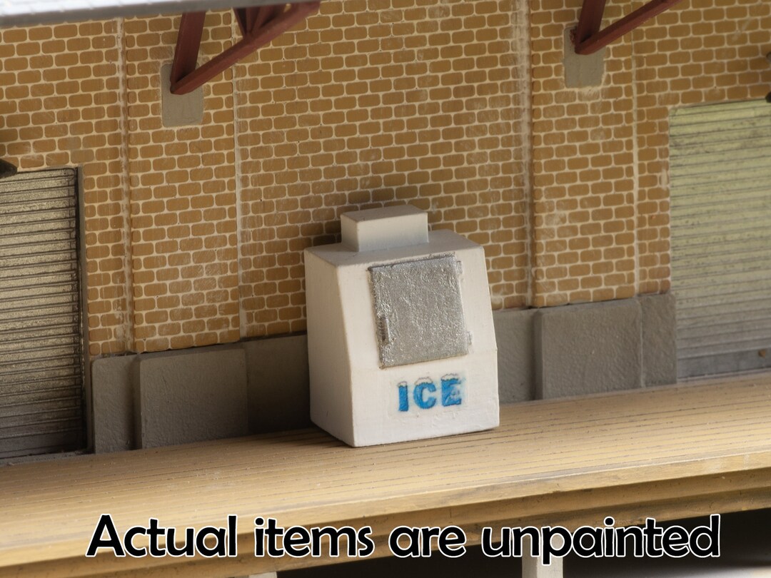 HO Scale Ice Cooler - Unpainted - Etsy
