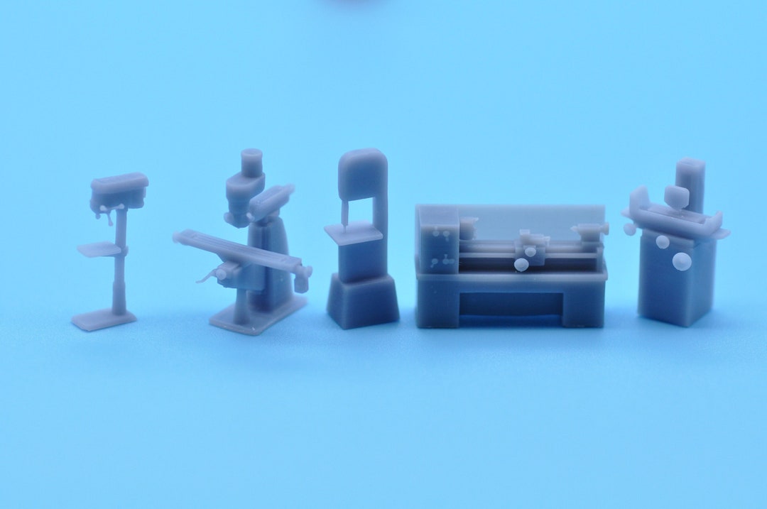 HO Scale Machine Shop - Unpainted - Etsy