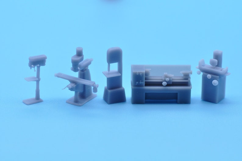 HO Scale Machine Shop - Unpainted - Etsy