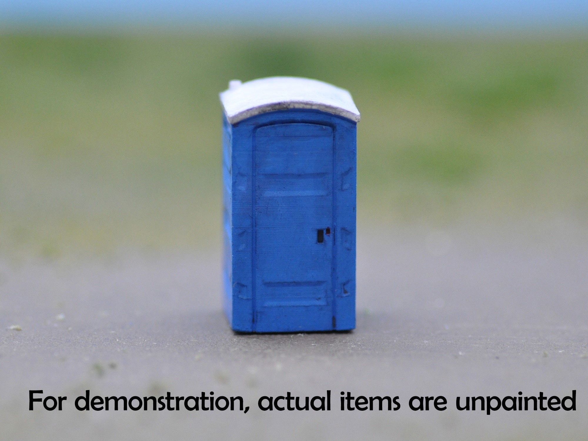 HO Scale Port-a-potty - Unpainted - Etsy