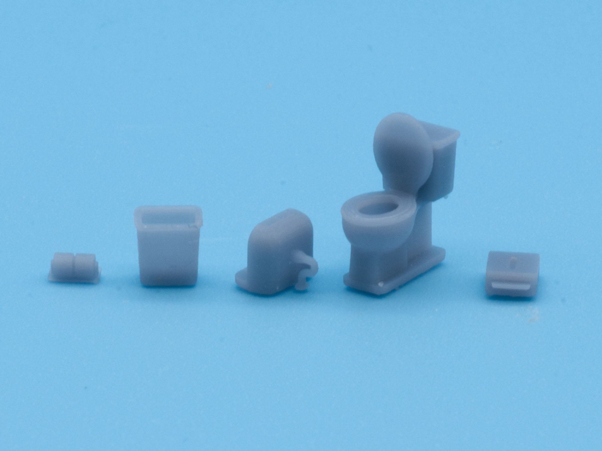 HO Scale Restroom Props Unpainted - Etsy