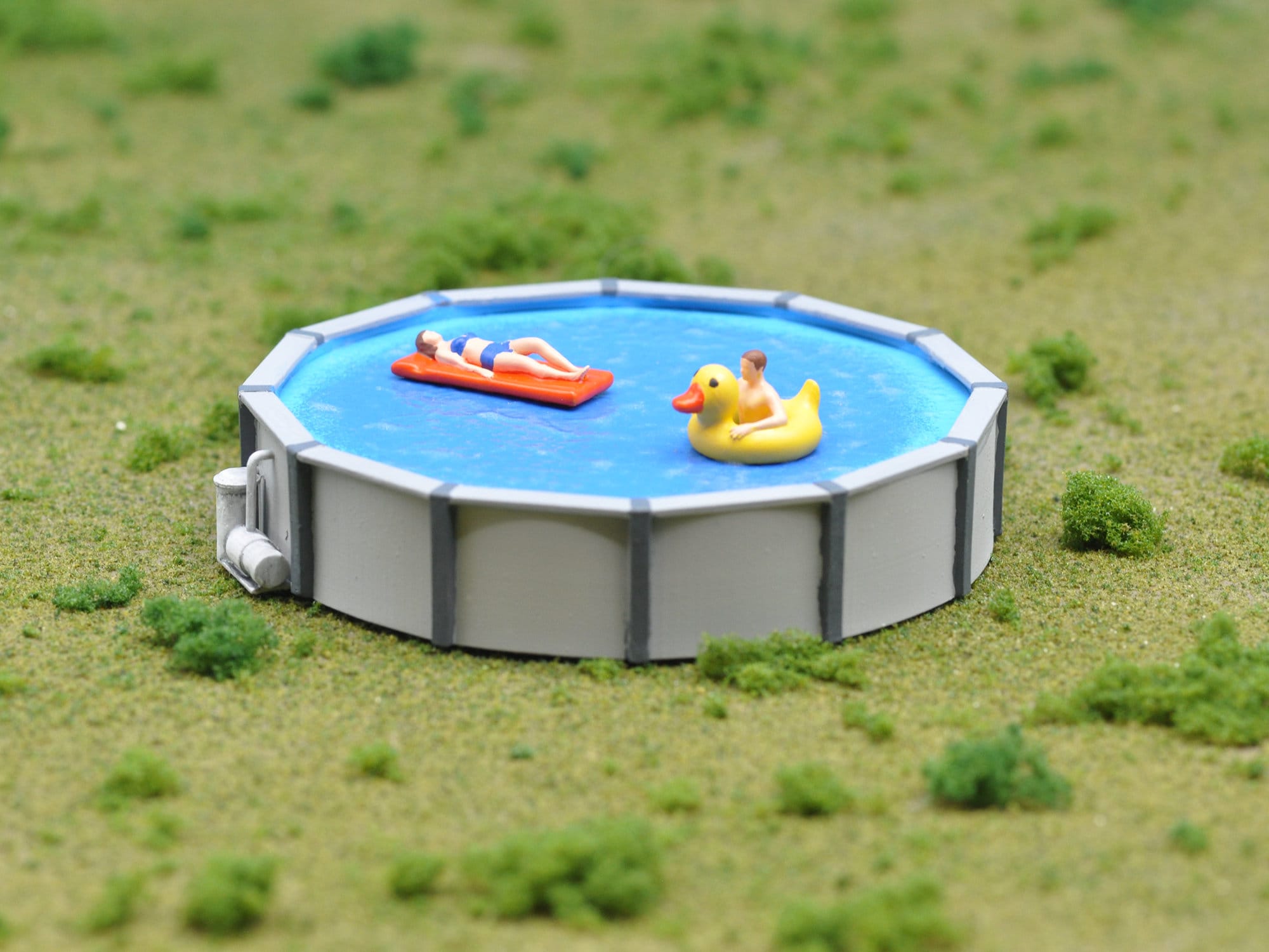 HO Scale Swimming Pool Unpainted - Etsy