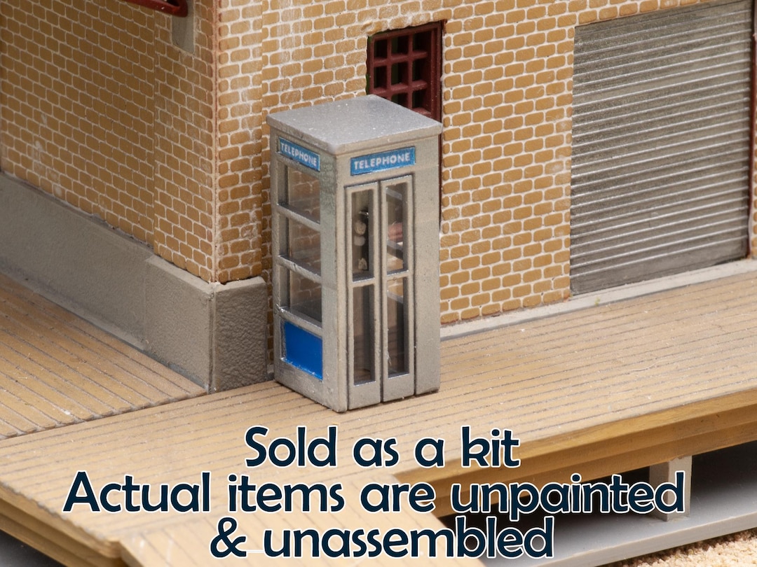 HO Scale Telephone Booth - Etsy