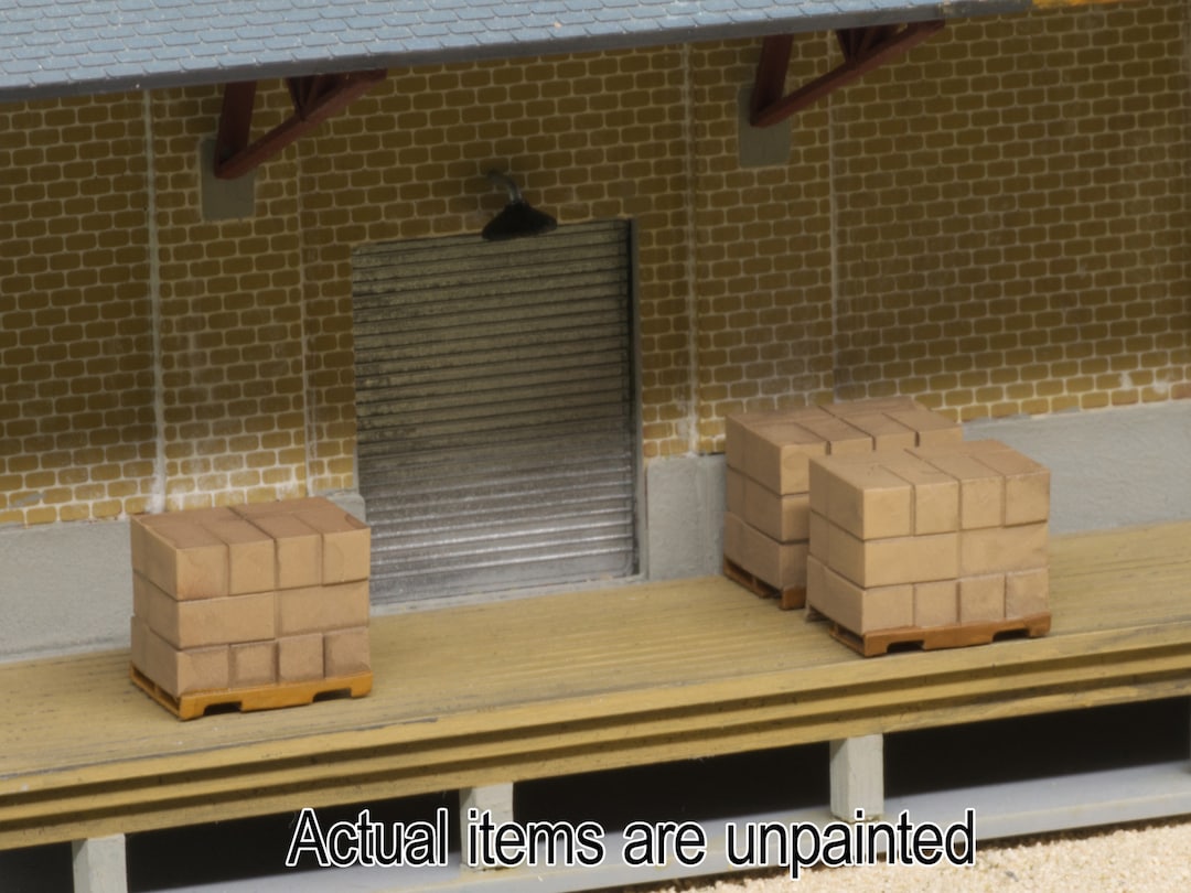 HO Scale Pallet of Boxes - Unpainted - Etsy