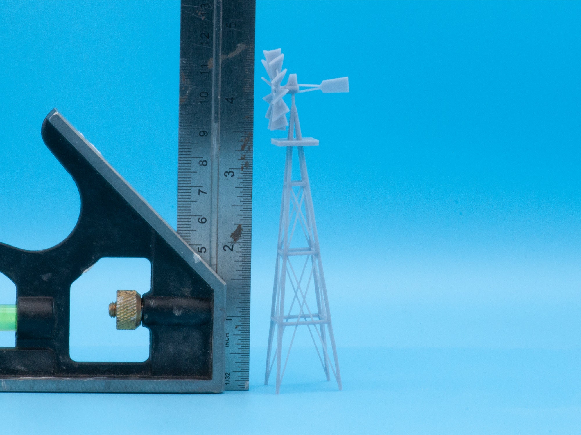 HO Scale Windmill - Unpainted - Etsy
