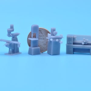 HO Scale Machine Shop - Unpainted - Etsy