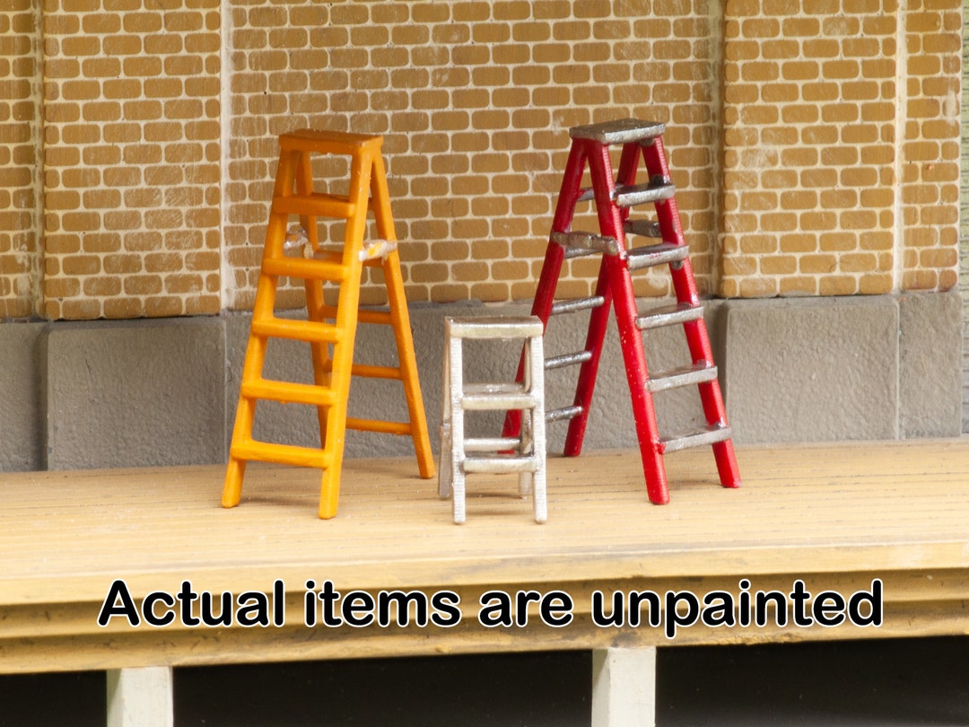 HO Scale Ladders - Unpainted - Etsy