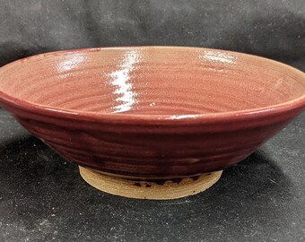 Red Ceramic Bowl - Etsy
