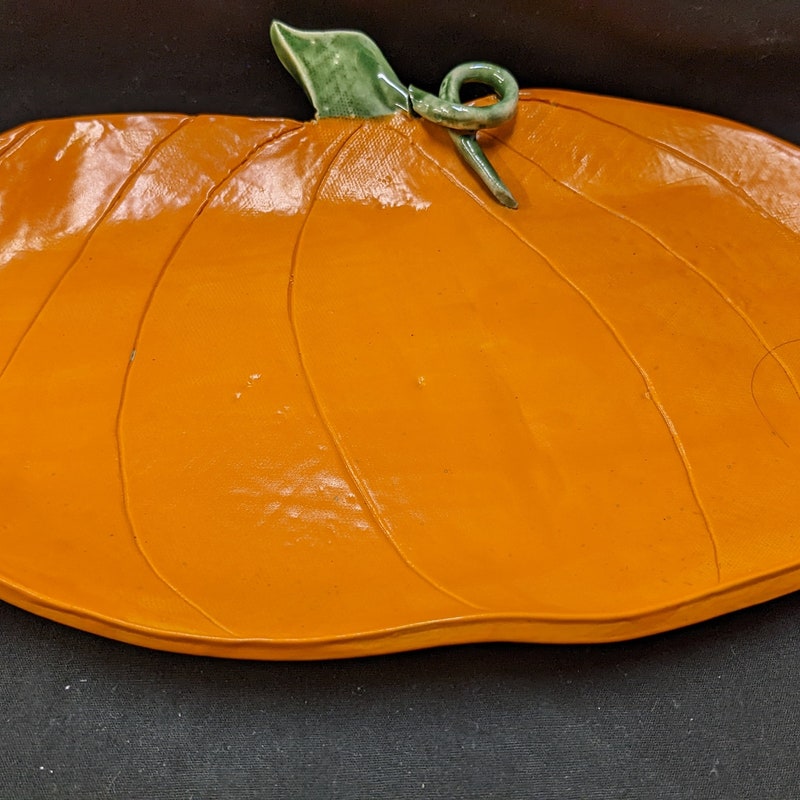 Pumpkin Ceramic Plates - Etsy