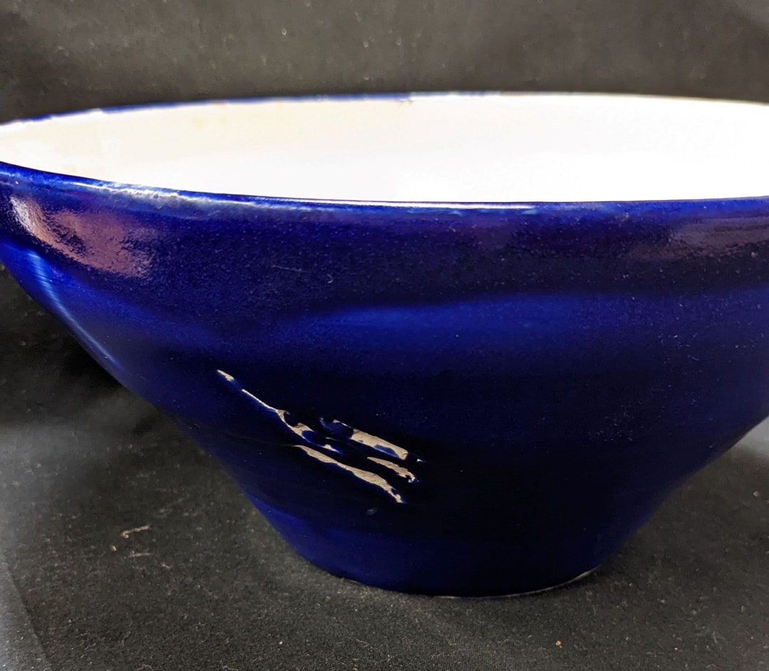 Large Blue Bowl - Etsy